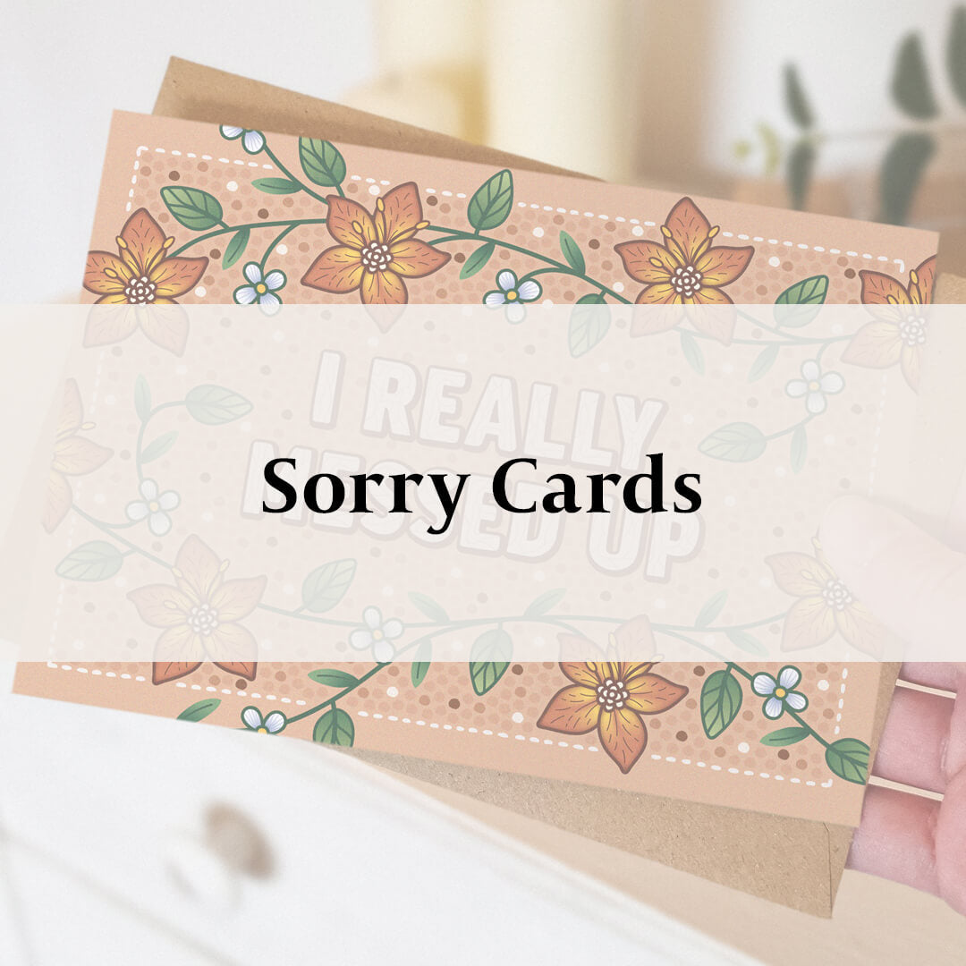 Unique & Cute Sorry Cards | Jess A Little Creative