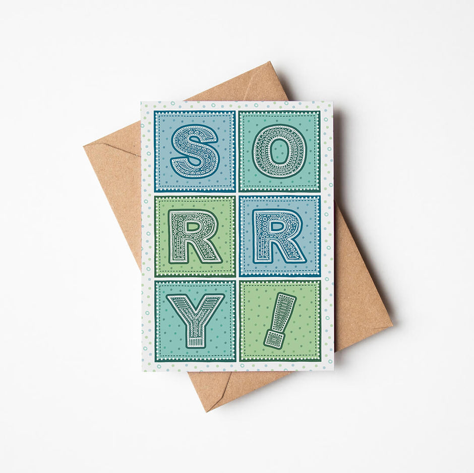 Unique & Cute Sorry Cards | Jess A Little Creative